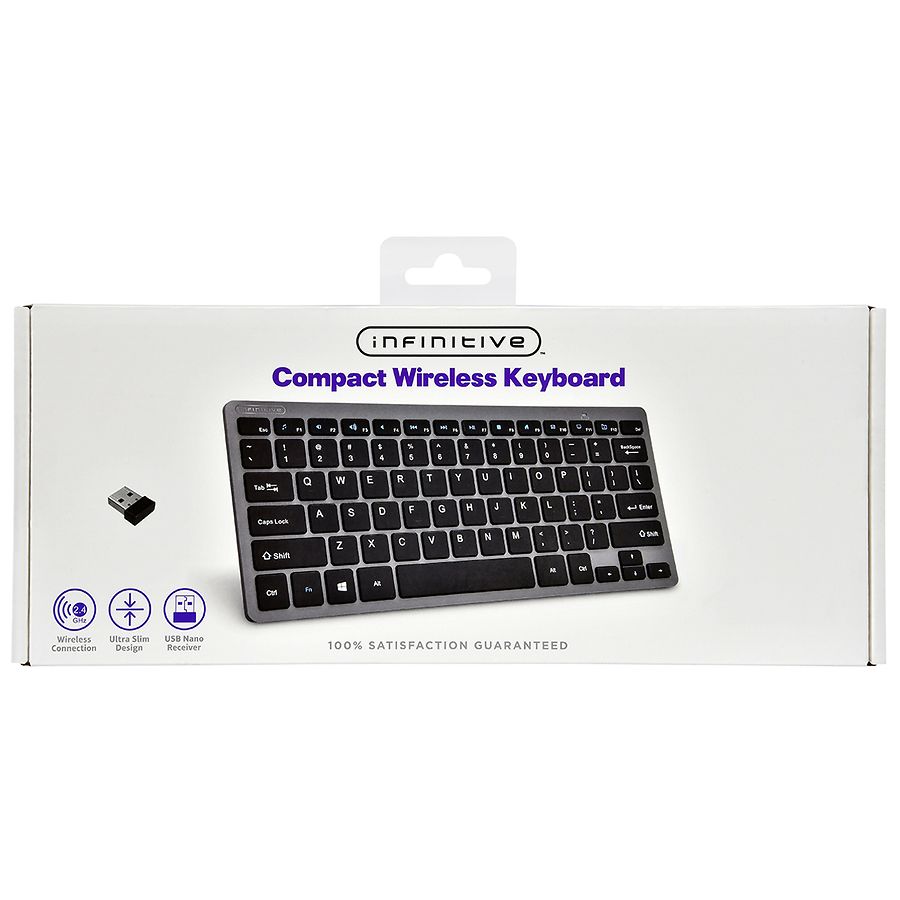 Infinitive Wireless Compact Keyboard | Walgreens