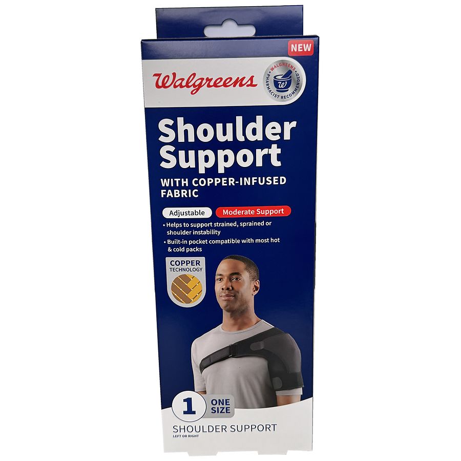 Walgreens Copper Shoulder Support One Size | Walgreens