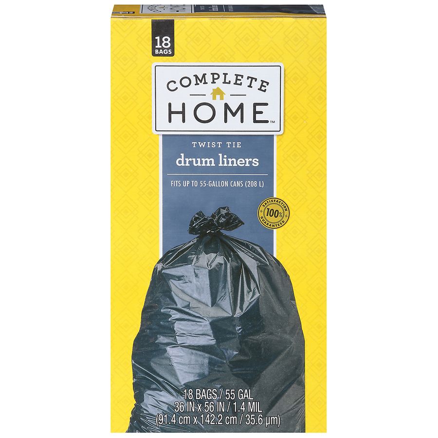 Complete Home Twist Tie Drum Liners | Walgreens