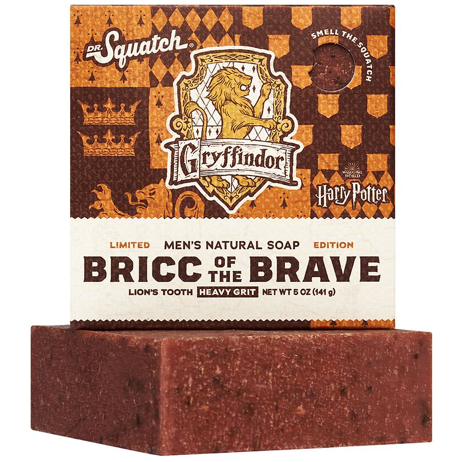 Dr. Squatch x Harry Potter Harry Potter Bar Soap Bricc of the Brave ...