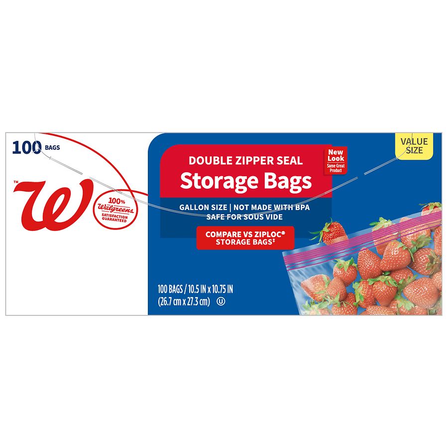 Walgreens Storage Bags Gallon | Walgreens