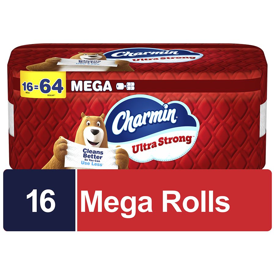 Charmin Toilet Paper, Mega Rolls | Walgreens