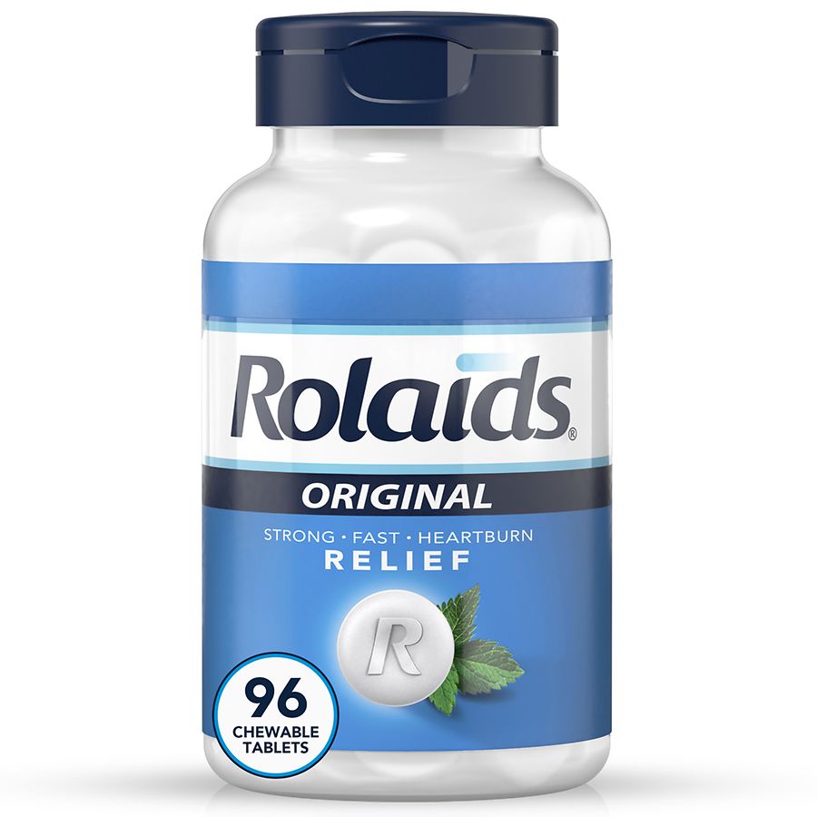 Rolaids Original Strength, Chewable Tablets Mint | Walgreens