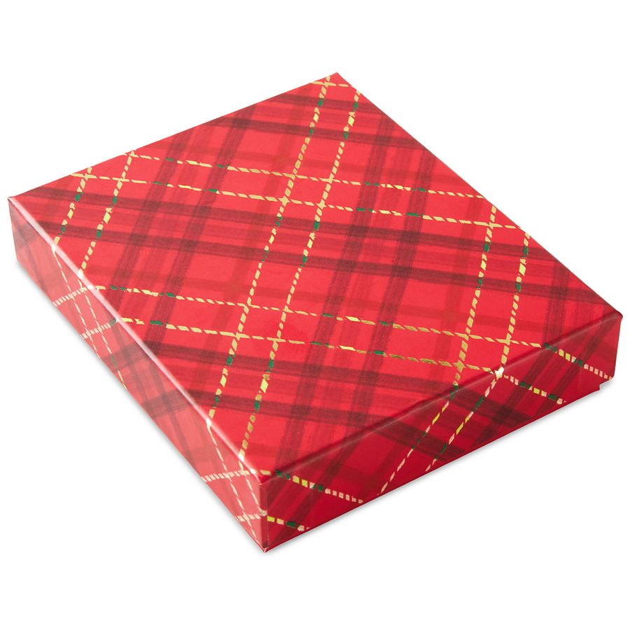 Hallmark Red Plaid Holiday Gift Card Holder Box | Walgreens