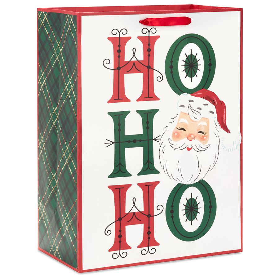 Hallmark Ho Ho Ho Santa Christmas Gift Bag Jumbo | Walgreens