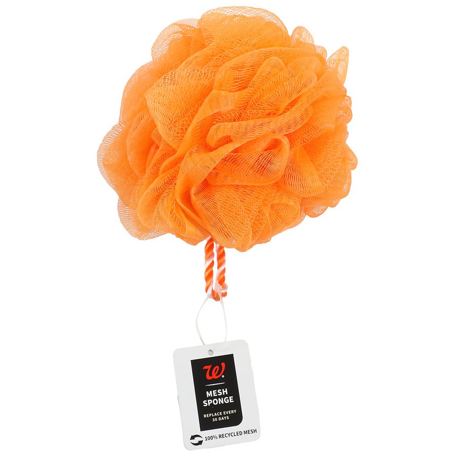 Walgreens Mesh Bath Sponge Assorted | Walgreens