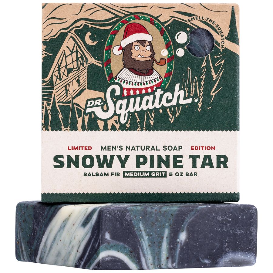 Dr. Squatch Bar Soap Snowy Pine Tar | Walgreens