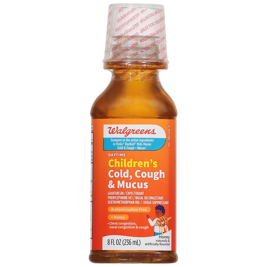 Walgreens Children's Cold + Cough + Mucus Daytime Honey | Walgreens