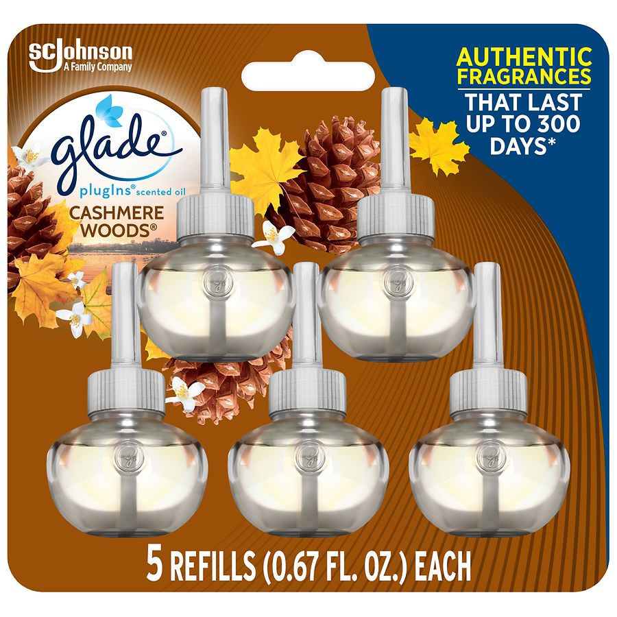 Glade PlugIns Scented Oil Refill, Essential Oil Infused Wall Plug In ...