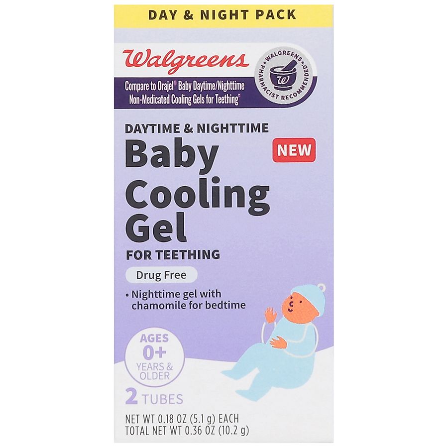 Walgreens Daytime & Nighttime Baby Cooling Gel for Teething | Walgreens