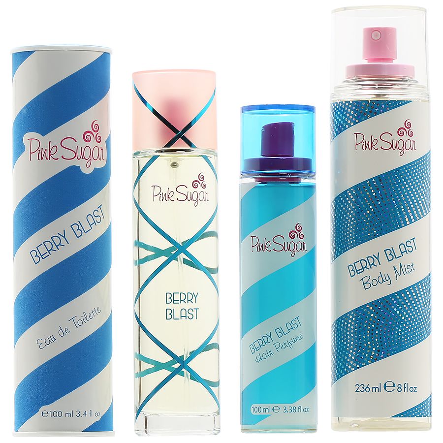 Aquolina Pink Sugar Berry Blast Trio Eau de Toilette, Body Mist and ...