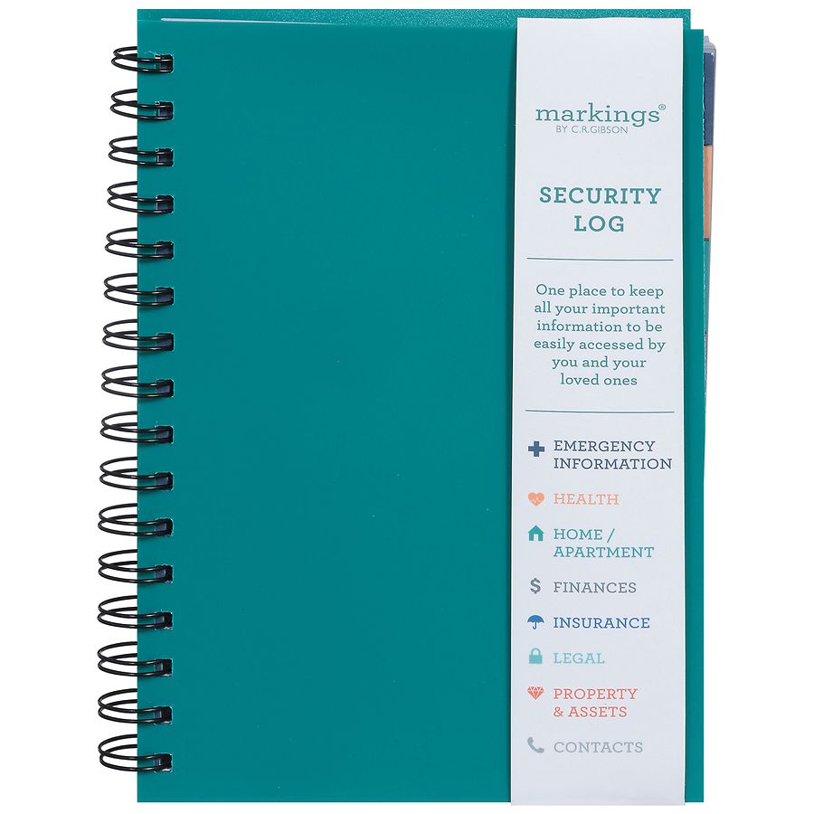 Markings by CR Gibson Security Log | Walgreens