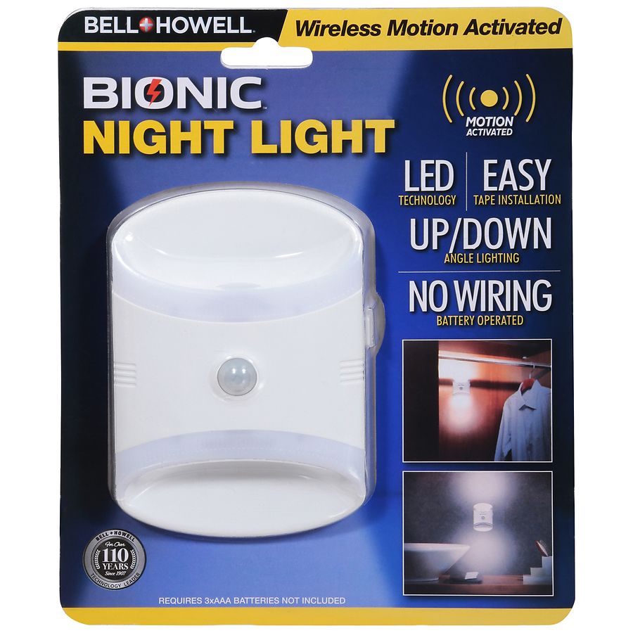 Bell+Howell Night Light, Bionic, LED, Motion Activated | Walgreens