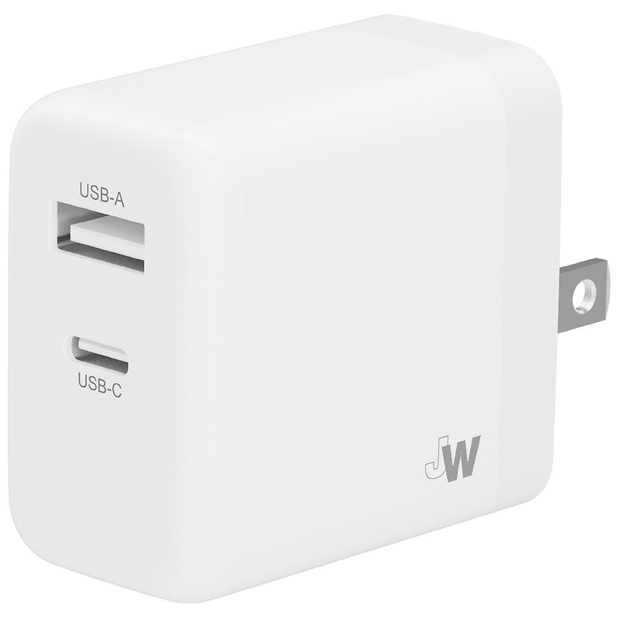 Just Wireless Home Charger Dual Port USB-A/USB C | Walgreens