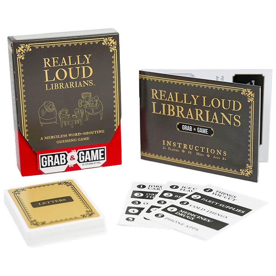 Exploding Kittens Really Loud Librarians Grab and Game | Walgreens