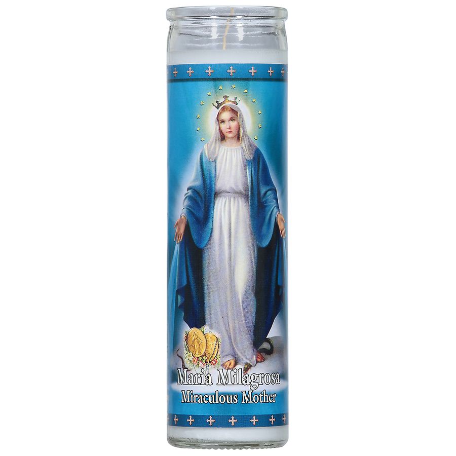 St. Jude Religious Candle Maria Milagrosa 8 oz | Walgreens