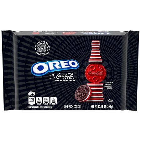Oreo Sandwich Cookies, Limited Edition Cola And Vanilla Creme | Walgreens