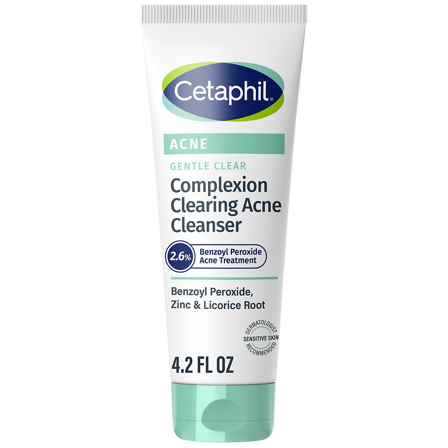 Cetaphil Gentle Clear Complexion-Clearing BPO Acne Cleanser | Walgreens