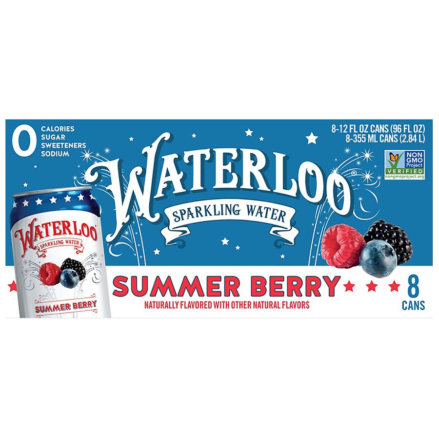 Waterloo Sparkling Water Summer Berry | Walgreens