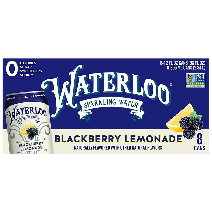 Waterloo Sparkling Water Blackberry Lemonade | Walgreens