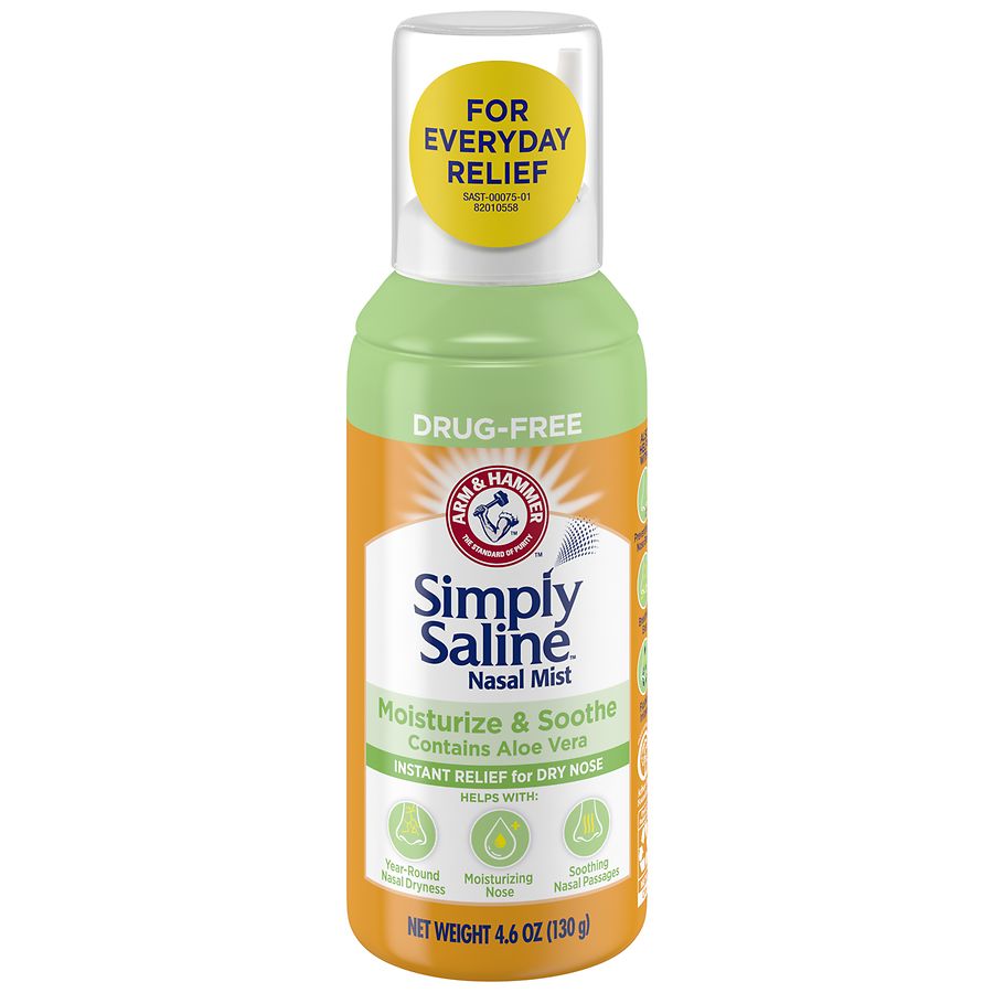 Arm & Hammer Simply Saline Moisturize & Soothe Nasal Mist | Walgreens