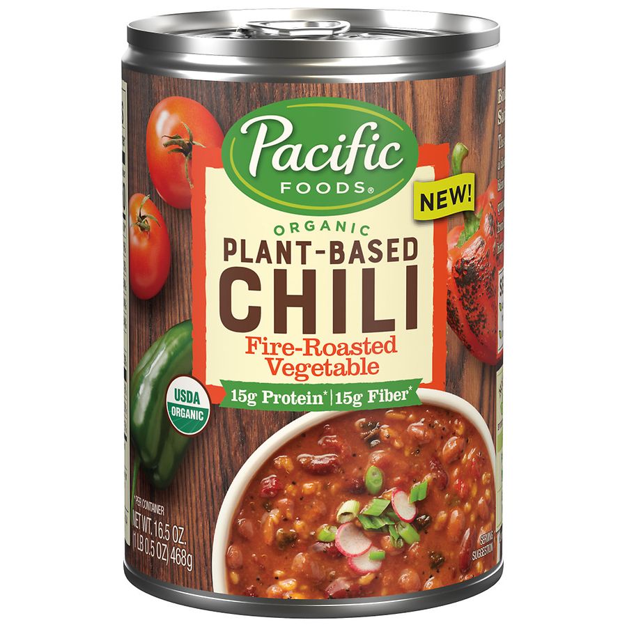 Pacific Foods Organic Plant-Based Chili Fire Roasted Vegetable | Walgreens