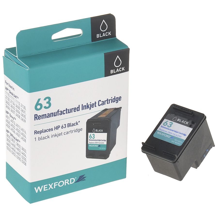 Wexford Remanufactured HP 63 Ink Cartridge Black
