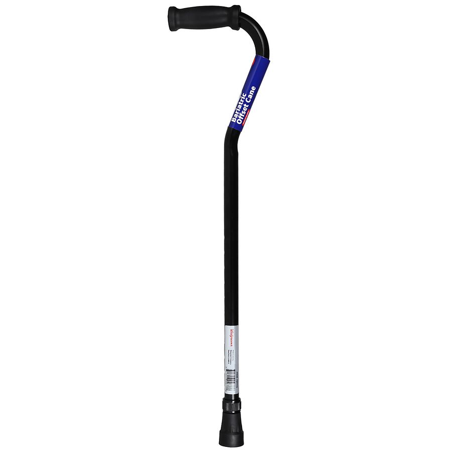 Walgreens Bariatric Offset Cane Black | Walgreens