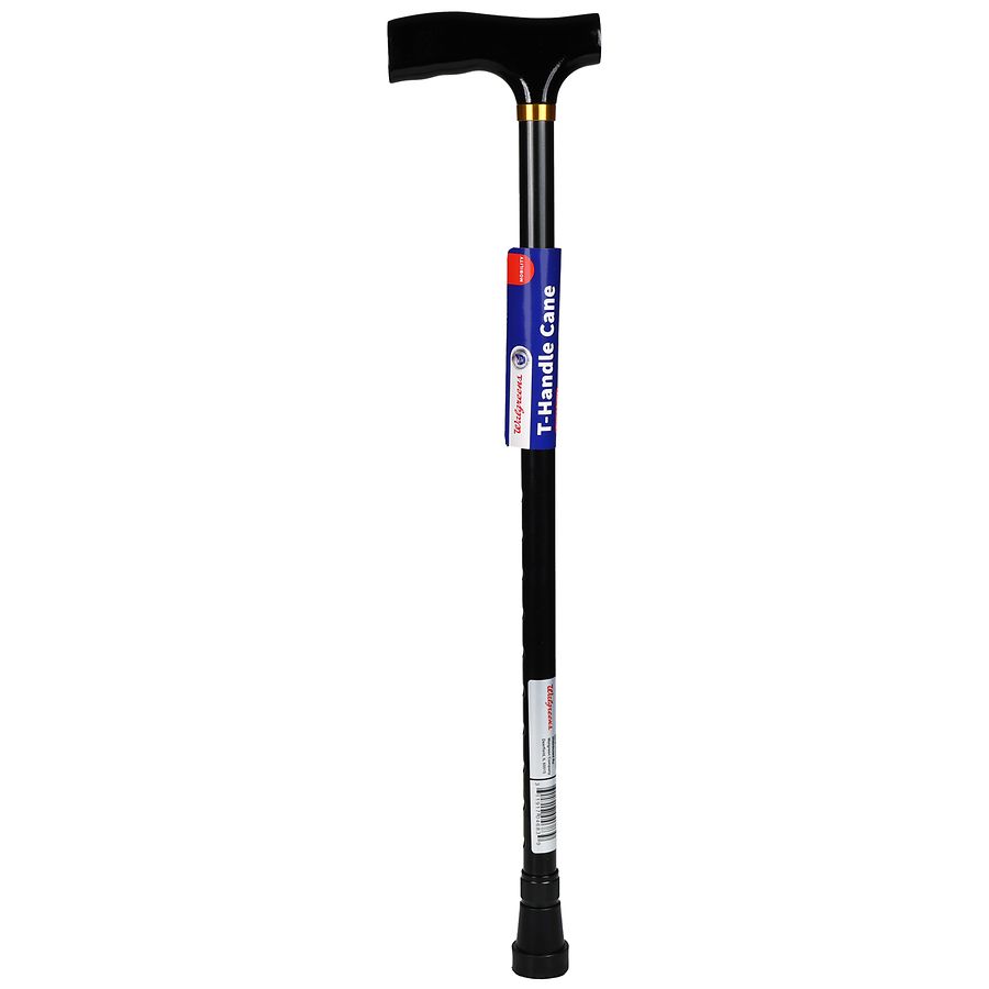 Walgreens T-Handle Cane Black | Walgreens