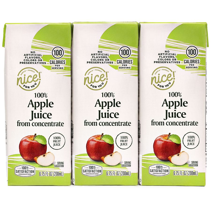 Nice! For You Apple Juice | Walgreens