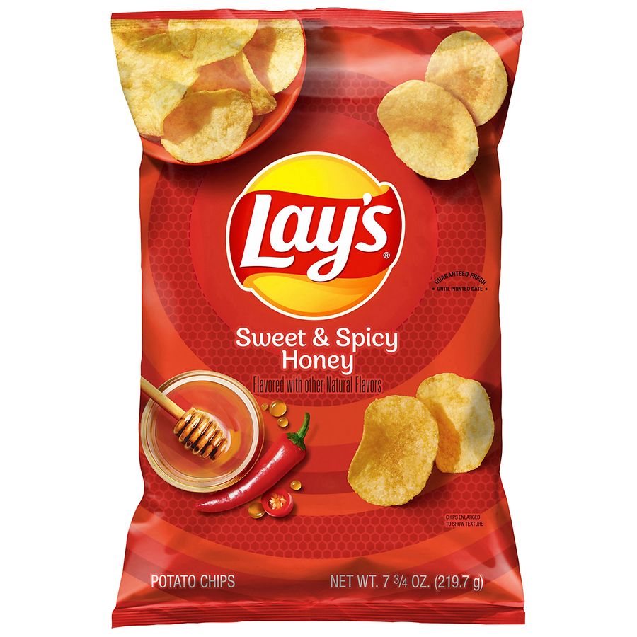 Lay's Potato Chips Sweet & Spicy Honey | Walgreens
