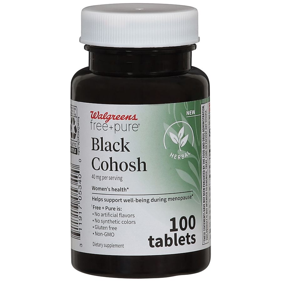Walgreens Free & Pure Black Cohosh Tablets | Walgreens