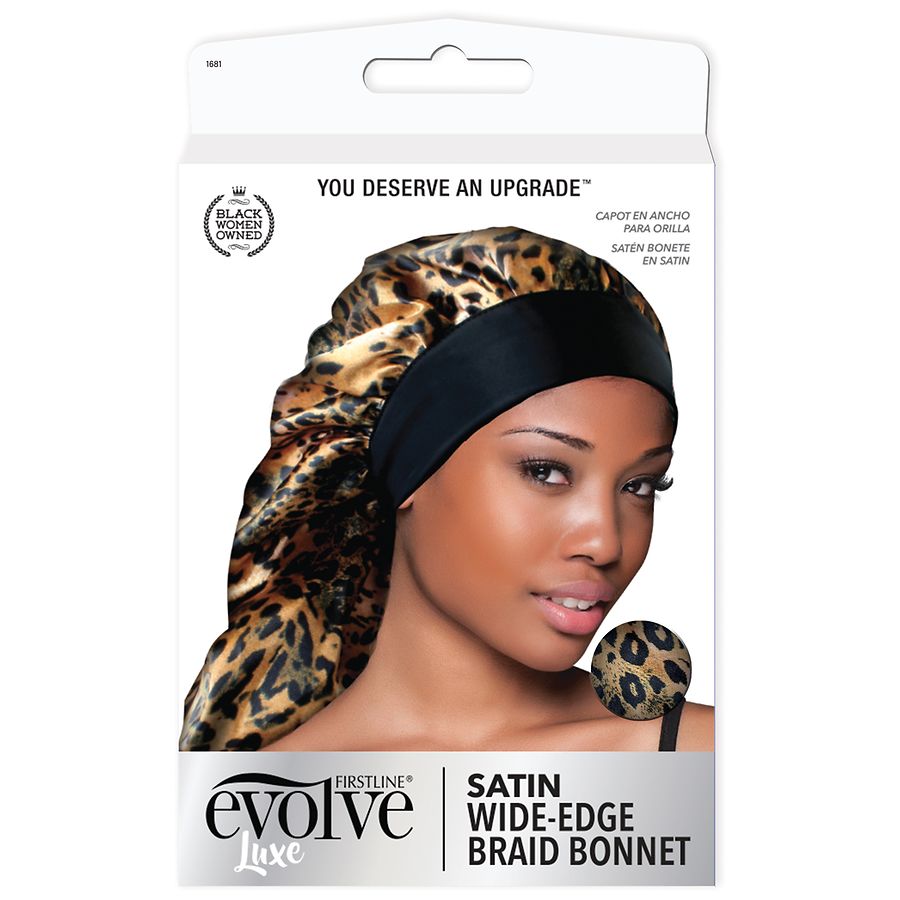 Evolve Wide Edge Satin Braid Bonnet | Walgreens