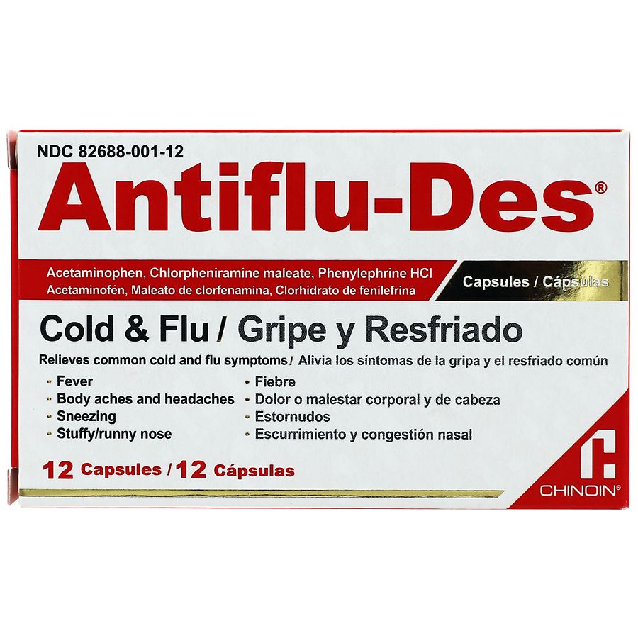 Antiflu-Des Cold & Flu Capsules | Walgreens