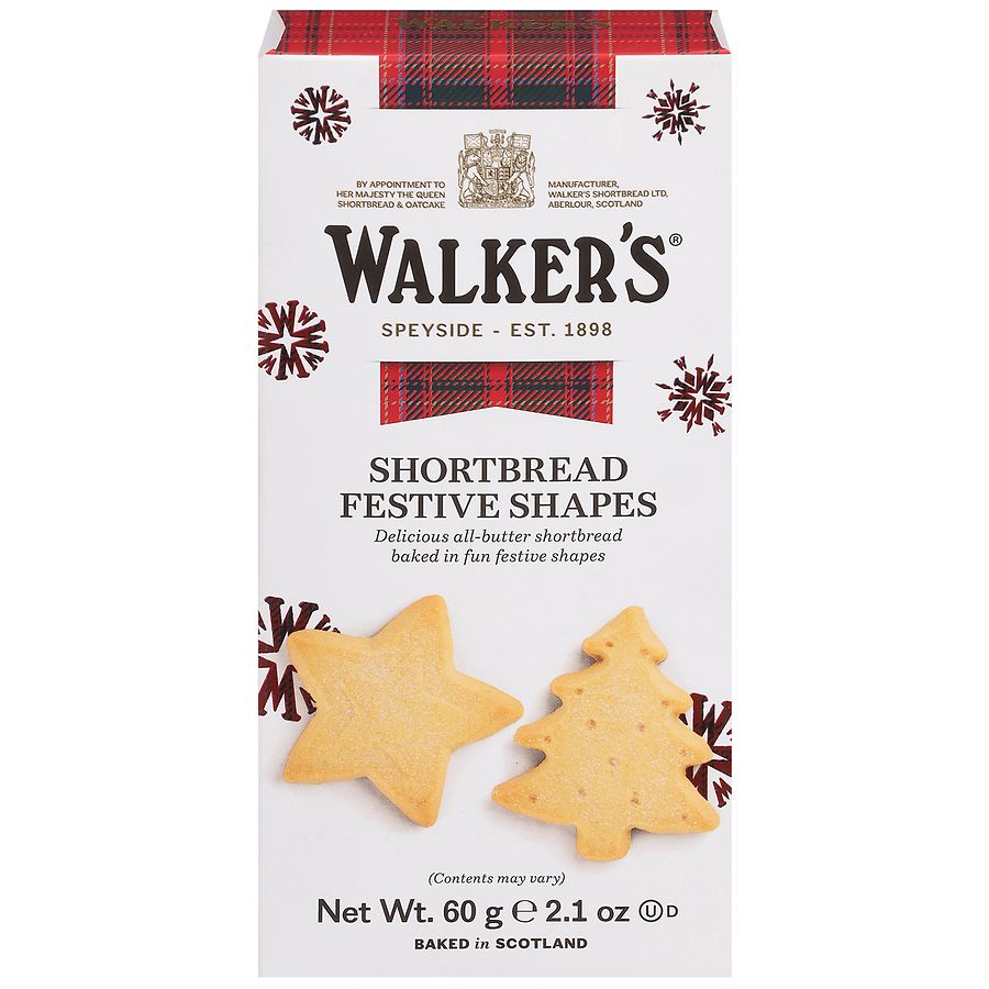 Walkers Shortbread Festive Shapes Cookies | Walgreens