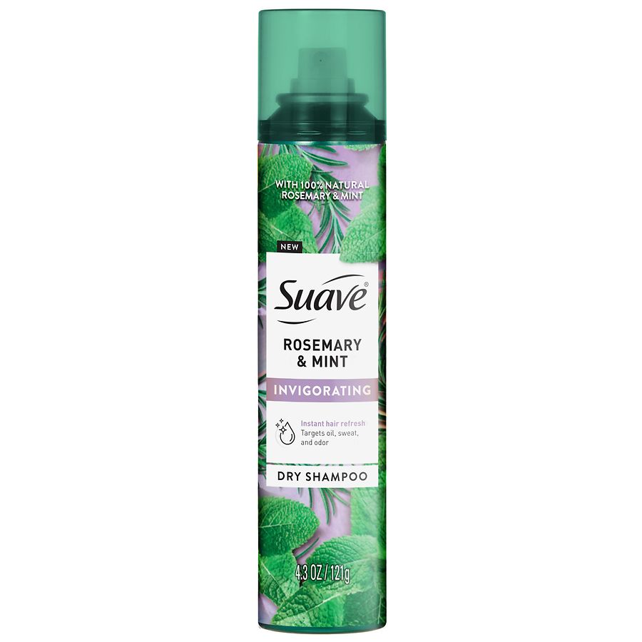 Suave Invigorating Dry Shampoo With Natural Ingredients Rosemary & Mint ...