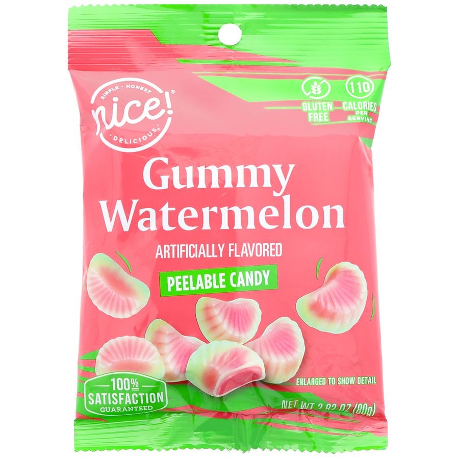 Nice! Gummy Peelable Candy Watermelon | Walgreens