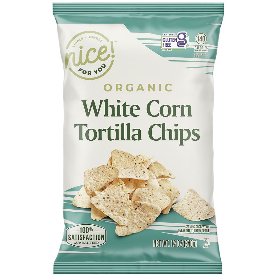 Nice! For You Restaurant Style White Corn Tortilla Chips | Walgreens