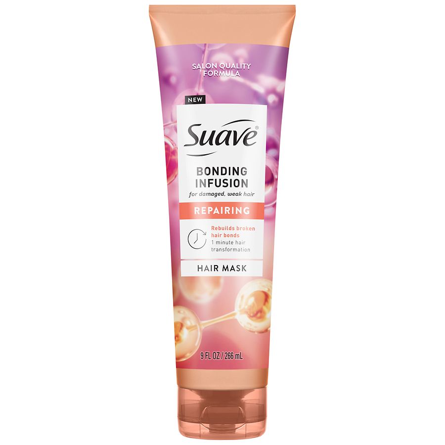 Suave Bonding Infusion Repairing Hair Mask, 1-Minute Transformation ...