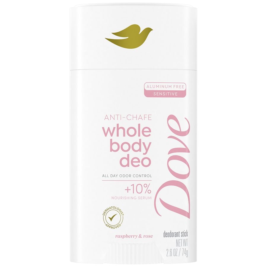 Dove Whole Body Deo Stick Raspberry & Rose | Walgreens