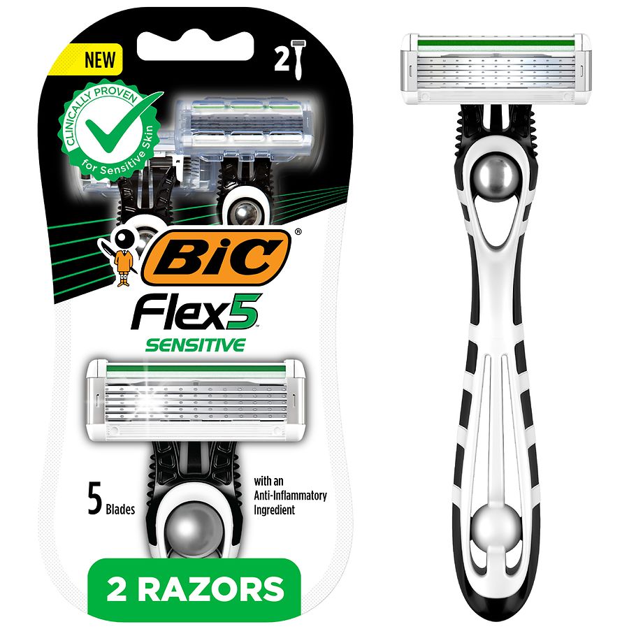 BIC Flex 5 Disposable Razors For Men | Walgreens