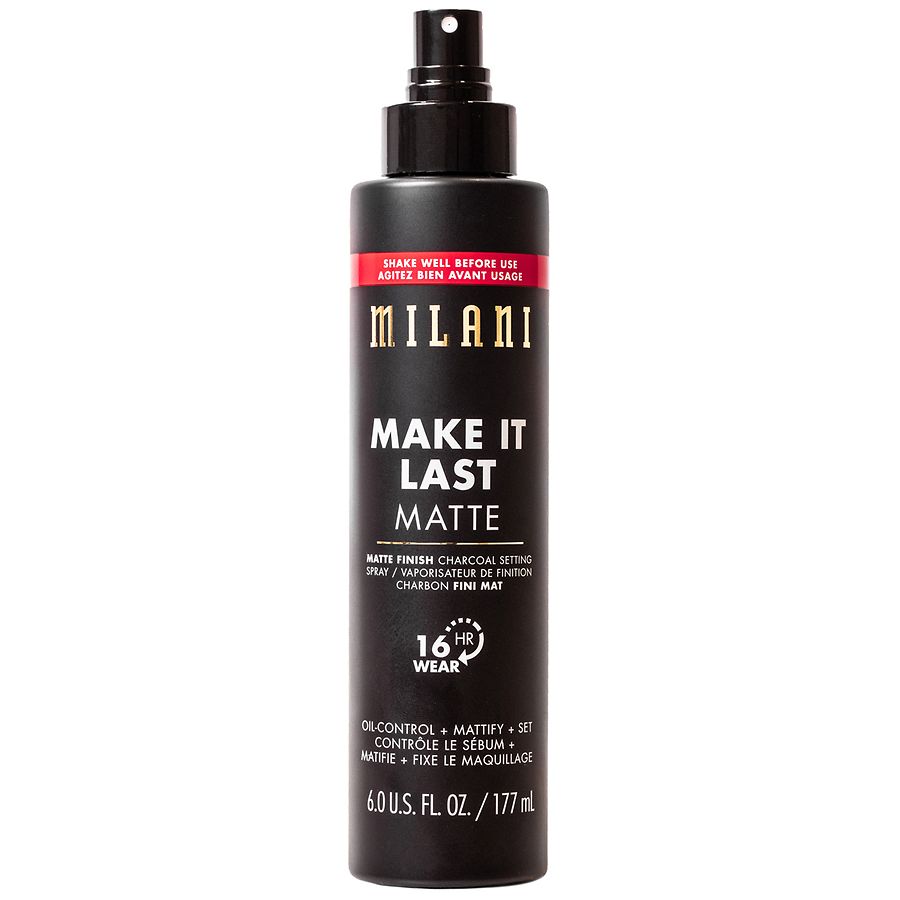 Milani Make It Last Matte - Matte Finish Charcoal Setting Spray Jumbo ...