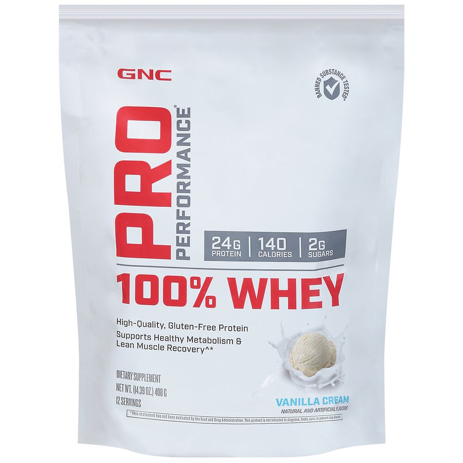 GNC Pro Performance 100% Whey Vanilla Cream | Walgreens