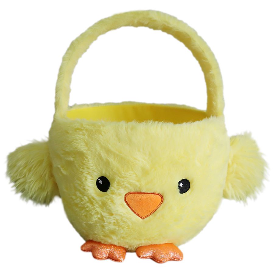 Happy Go Fluffy Plush Chick Easter Basket | Walgreens