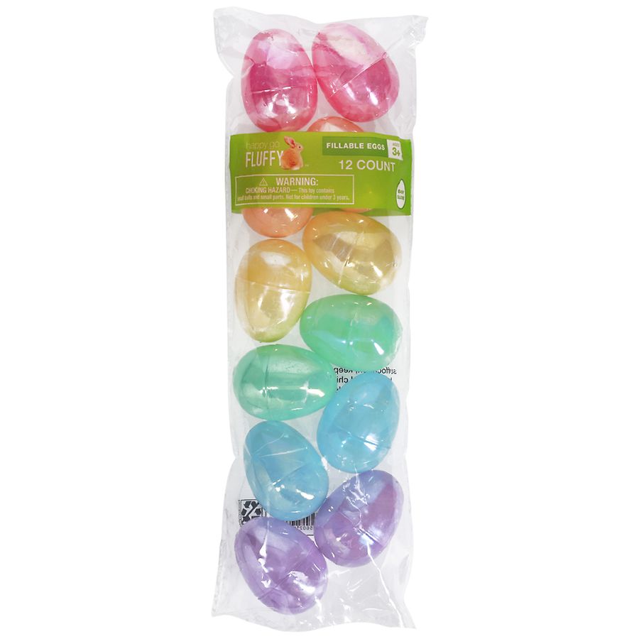 Happy Go Fluffy Plastic Fillable Eggs | Walgreens