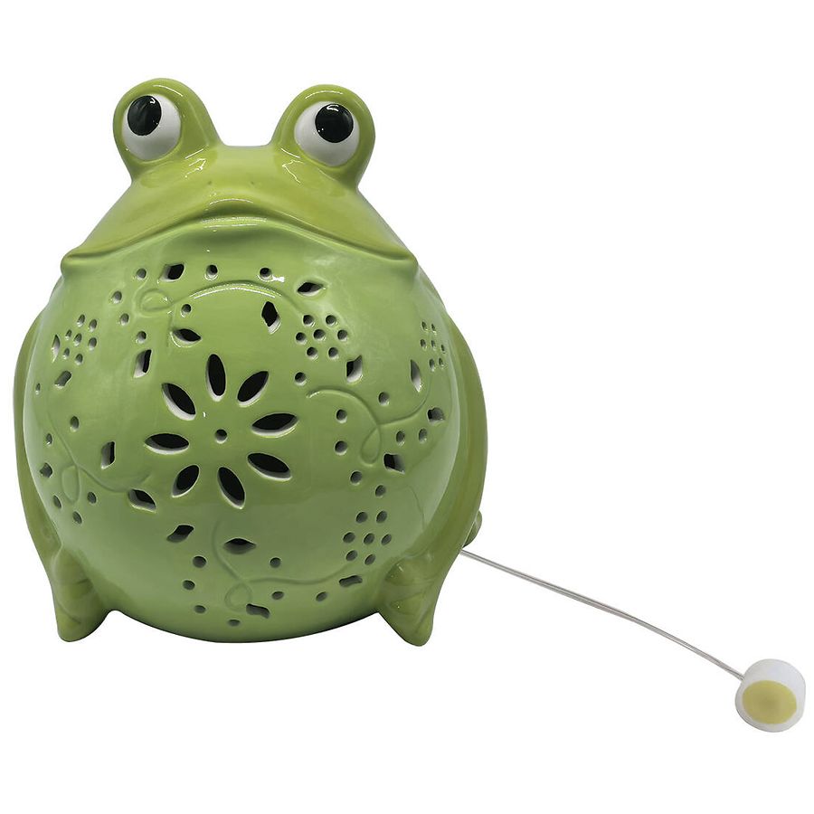 Festive Voice Garden Party Light Up Garden Frog | Walgreens