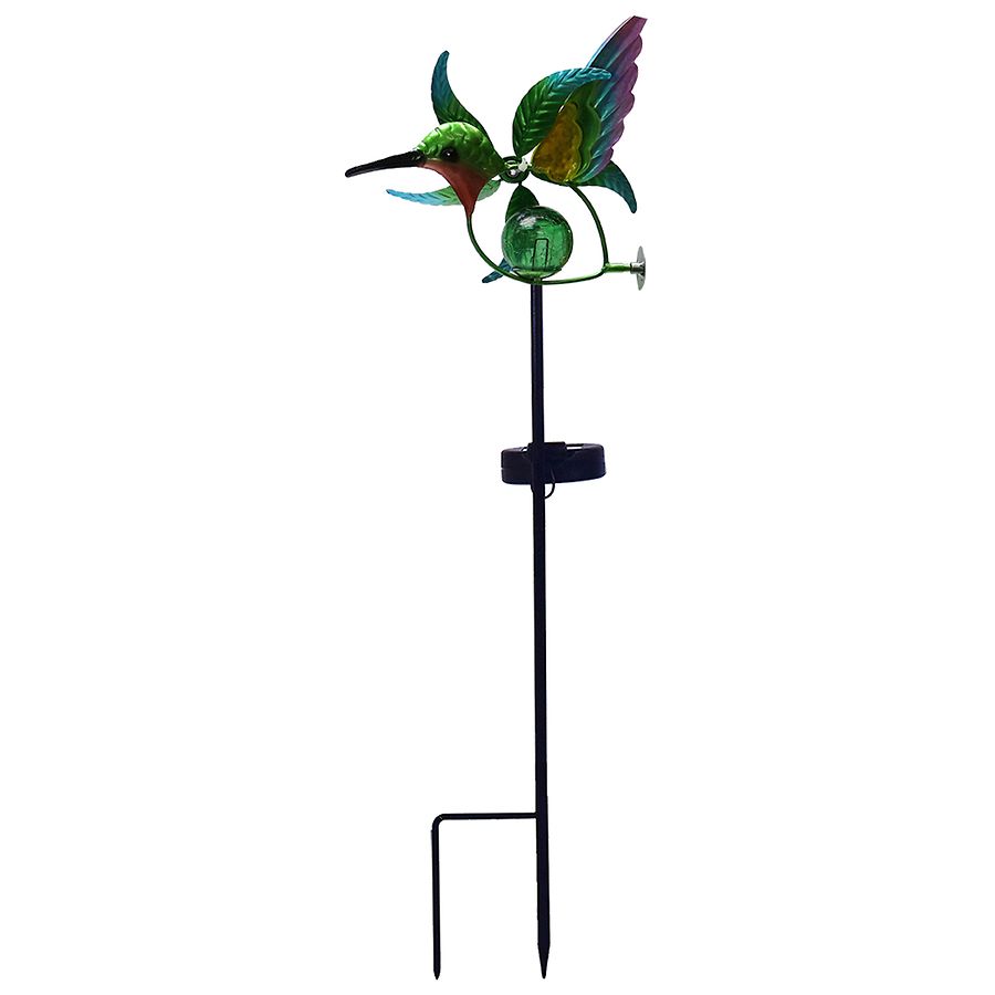 Solar Hummingbird Garden Stake