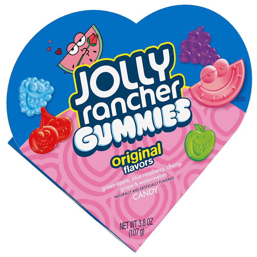 JOLLY RANCHER Gummies Valentine Candy, Gift Box Assorted Fruit | Walgreens