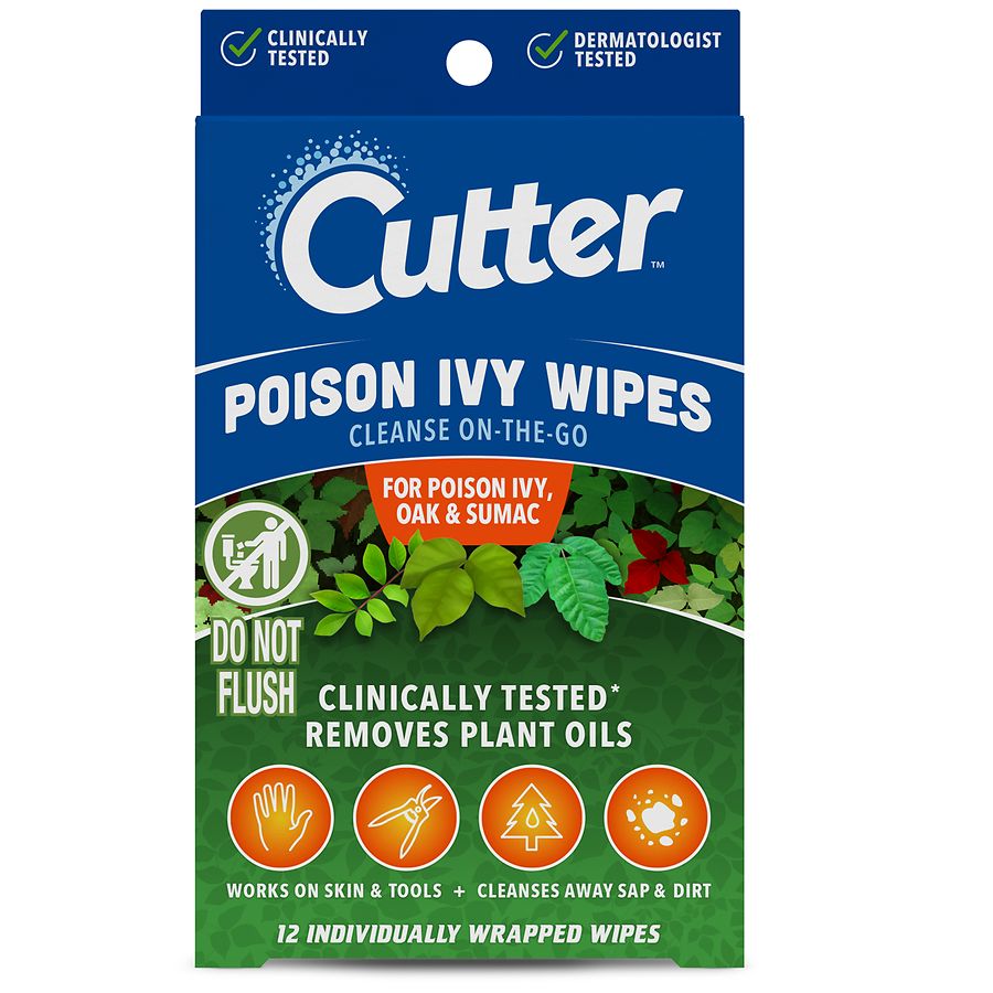 Cutter Poison Ivy Wipes | Walgreens