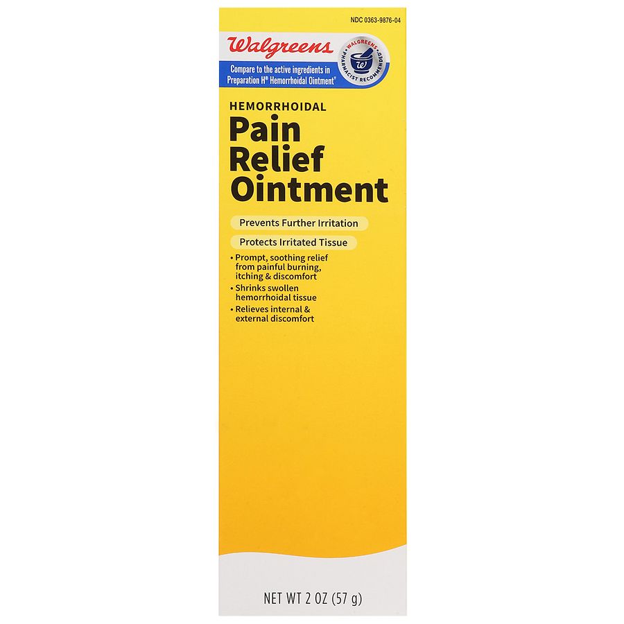 Walgreens Hemorrhoidal Pain Relief Ointment | Walgreens